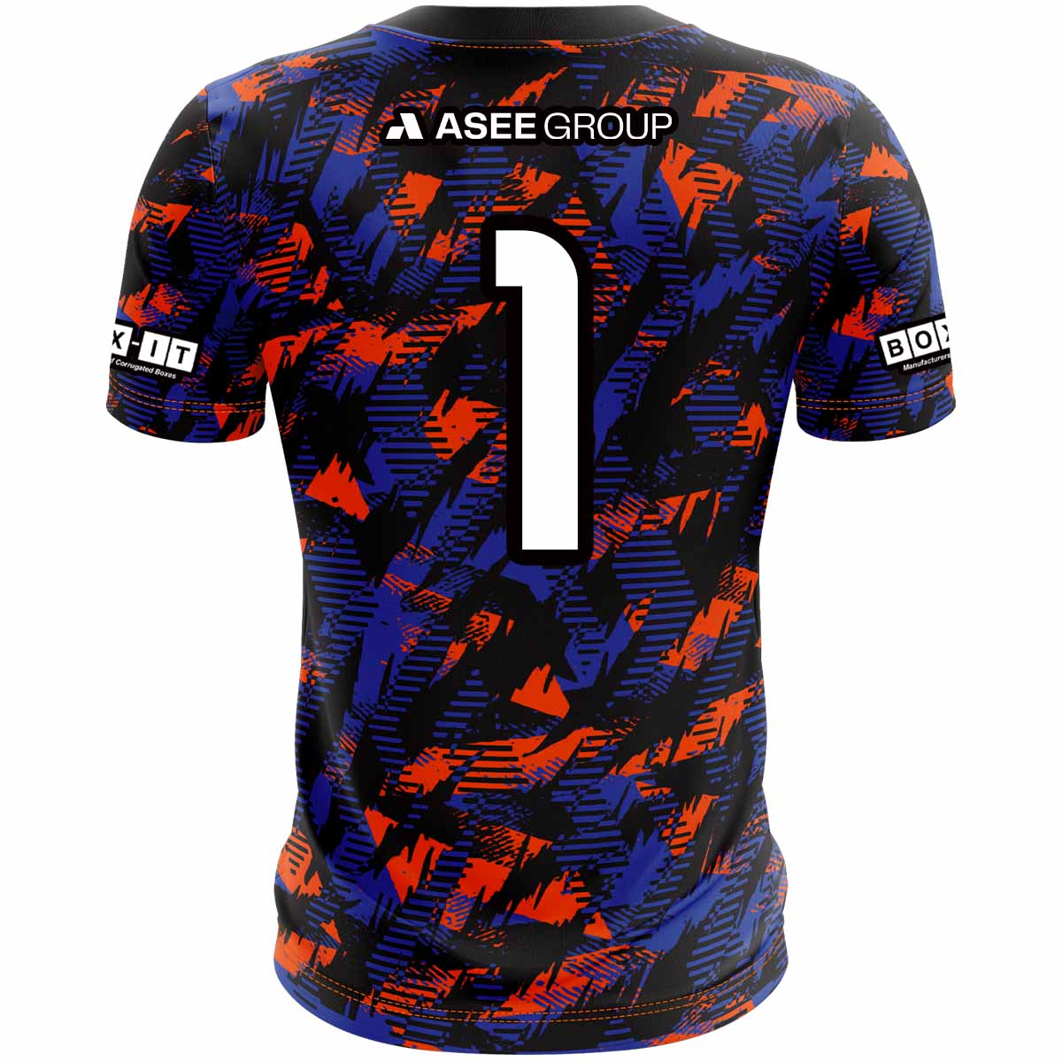 McKvr Armagh GAA Numbered Goalkeeper Jersey - Adult - Black/Blue/Orang ...