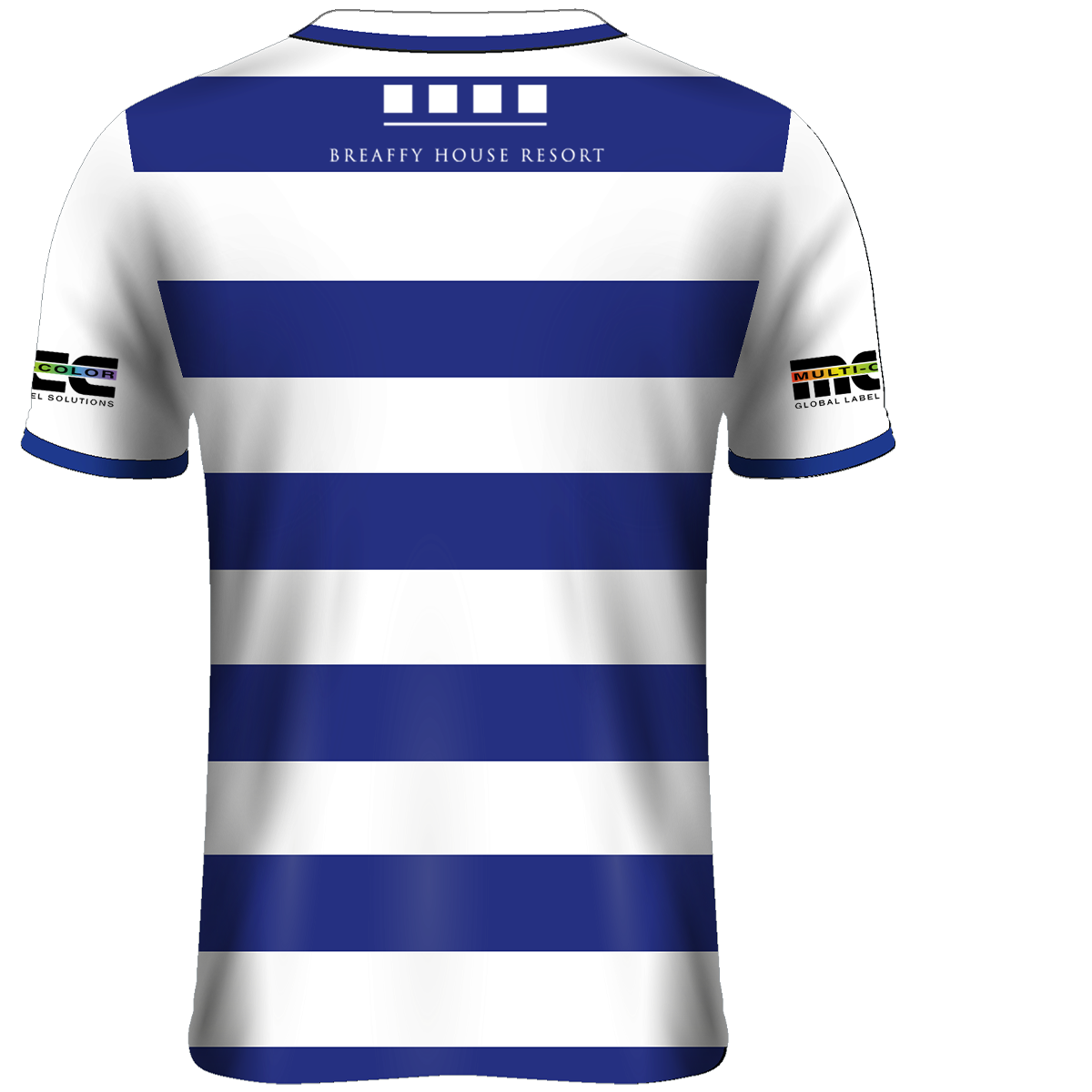 Mc Keever Breaffy GAA Playing Jersey - Adult - White/Royal Player Fit ...