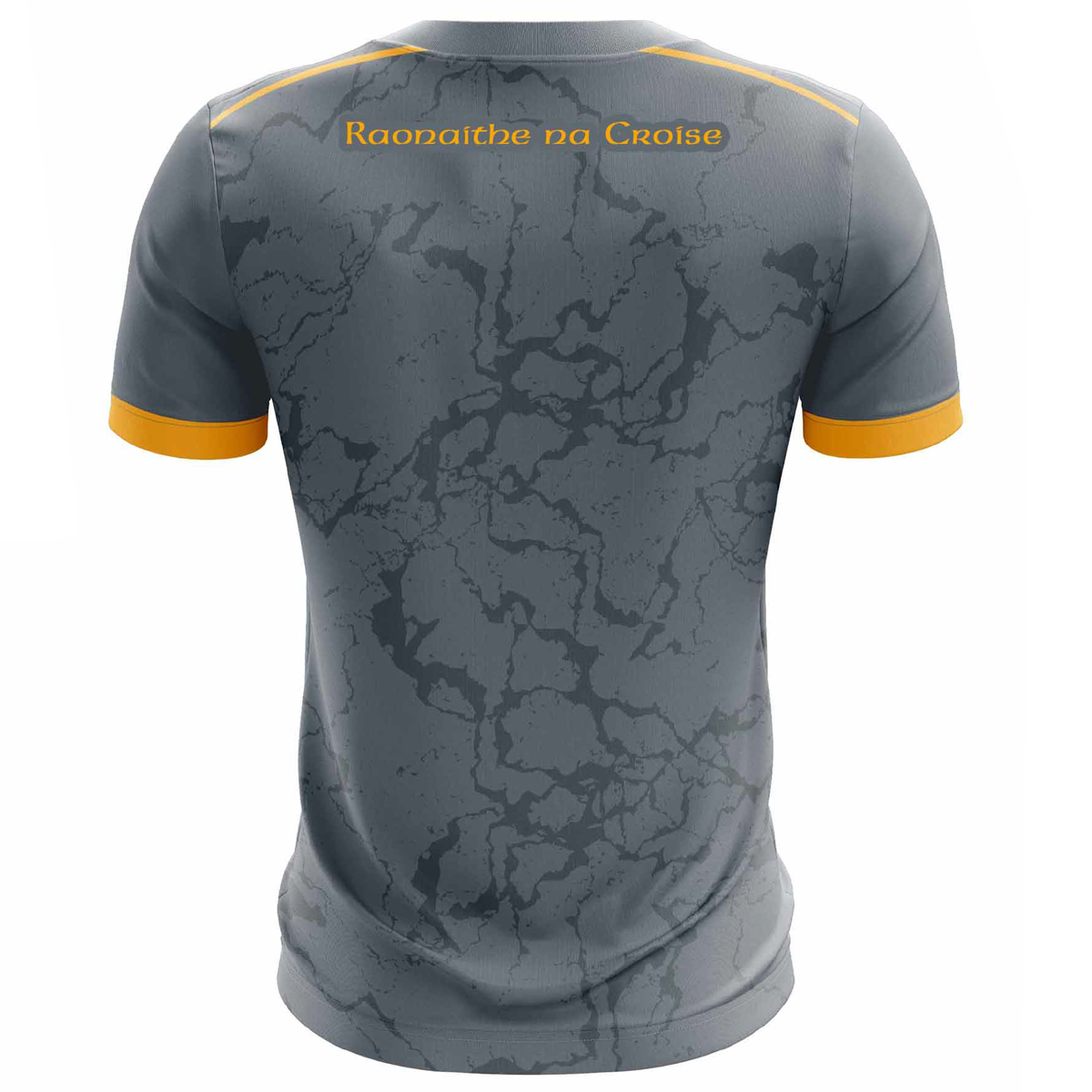 McKvr Crossmaglen Rangers GAC Training Jersey - Adult - Gunmetal/Amber ...