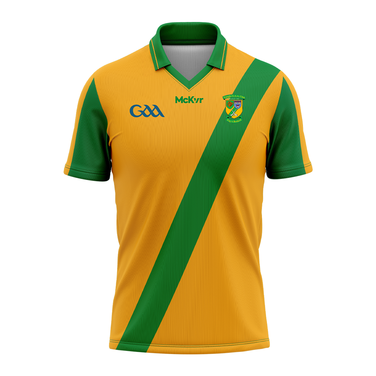 McKvr Faughs GAA Playing Jersey - Youth - Amber – McKeever Sports IE