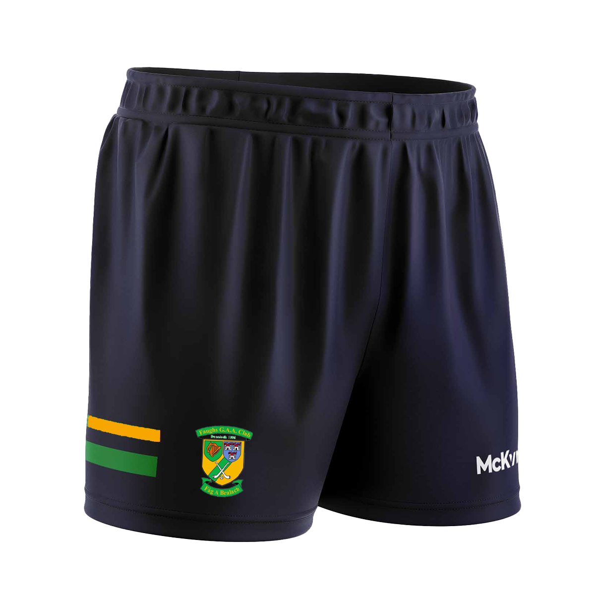 McKvr Faughs GAA Playing Short - Youth - Navy – McKeever Sports IE