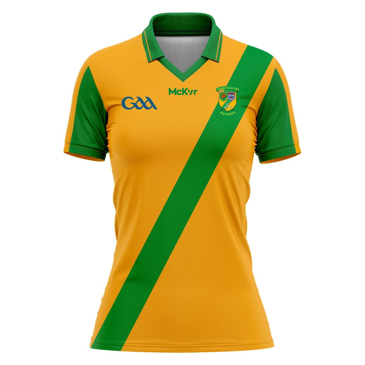 McKvr Faughs GAA Playing Jersey - Womens - Amber – McKeever Sports IE