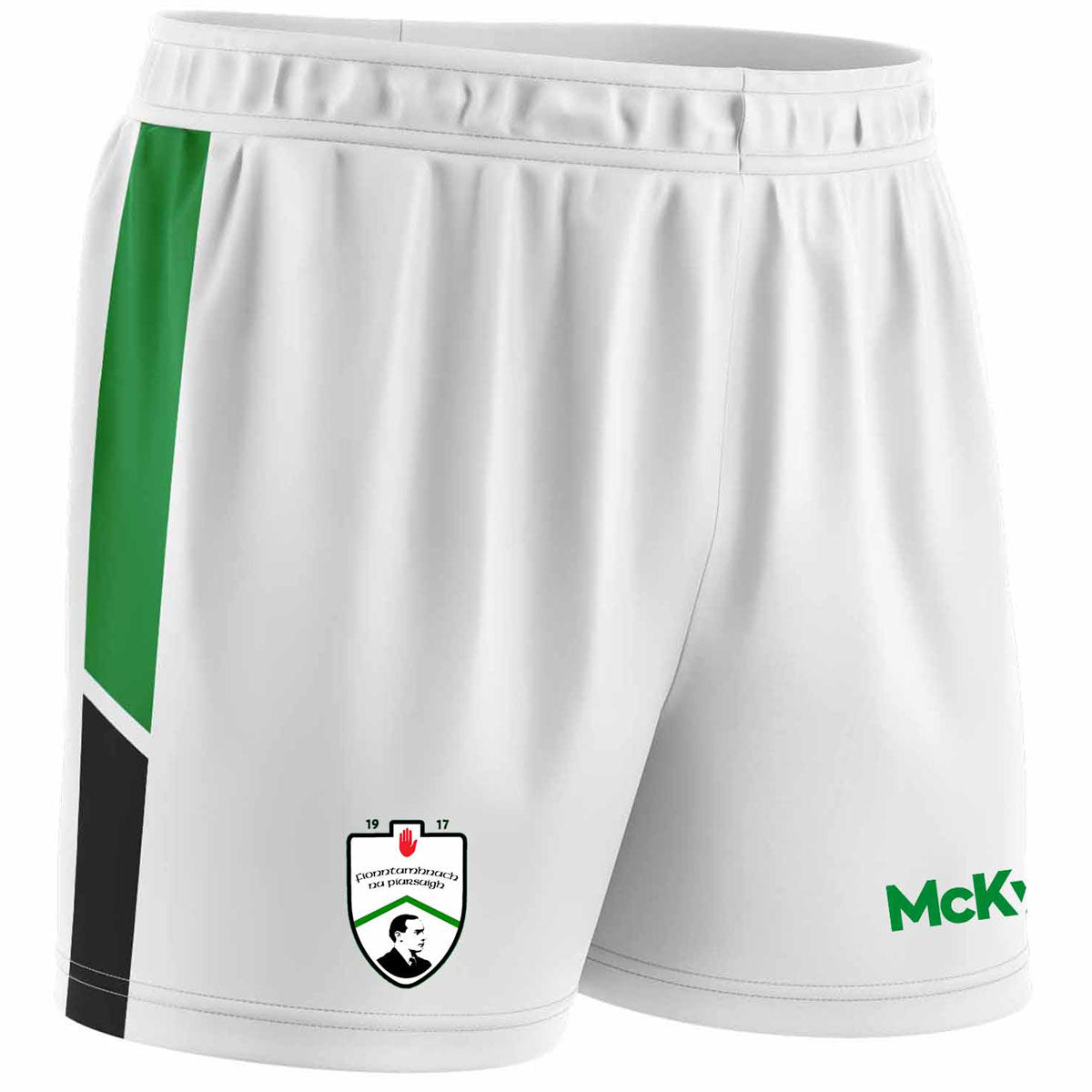 McKvr Fintona Pearses GAA Playing Short - Youth - White – McKeever ...