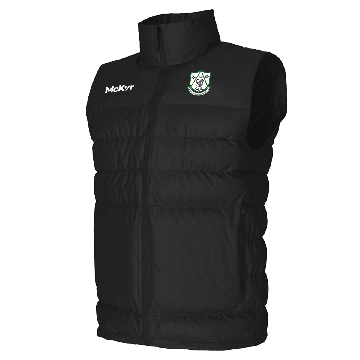 McKvr Lucan Sarsfields GAA Padded Gilet - Youth - Black – McKeever ...