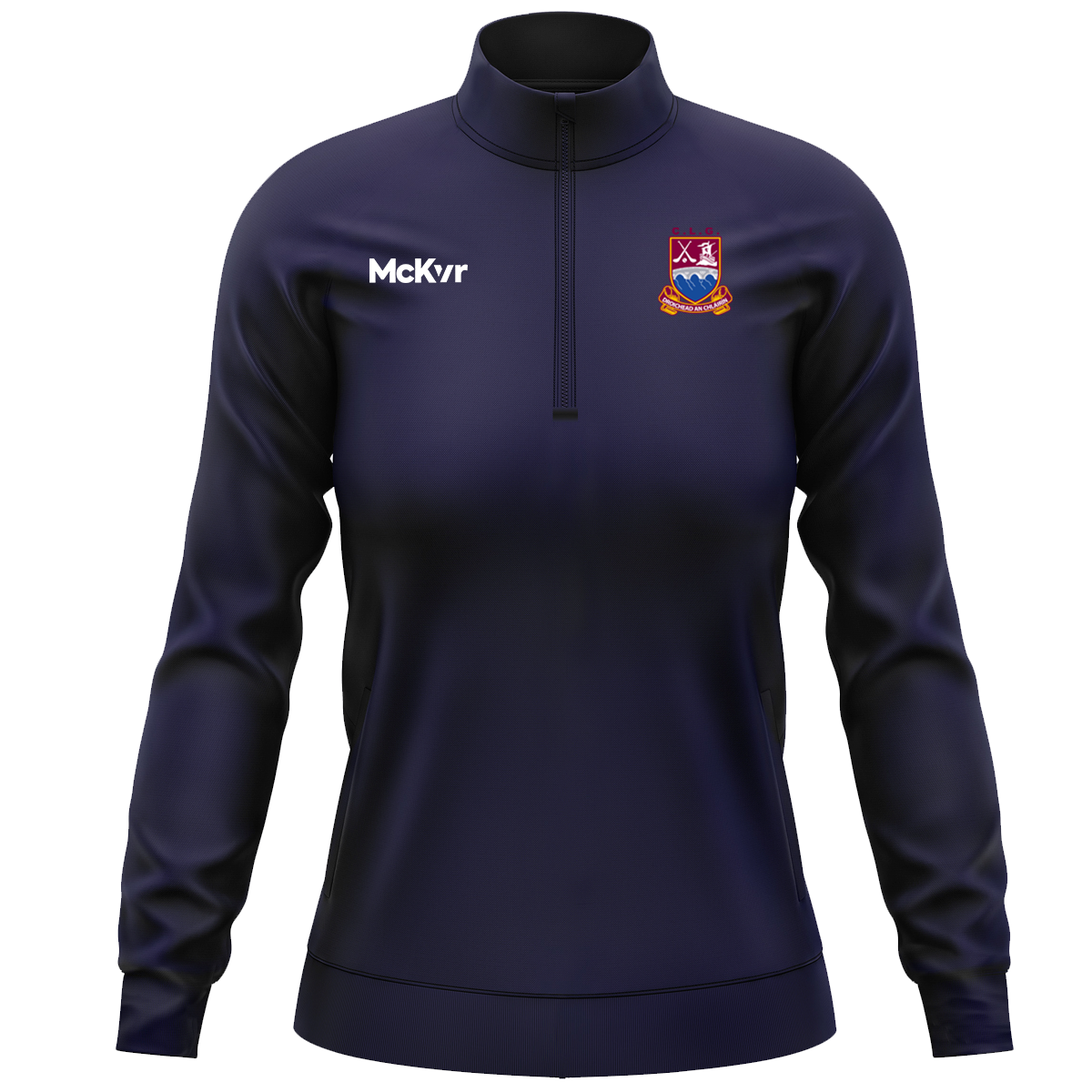 McKvr Clarinbridge GAA Core Pro 1/4 Zip Top - Womens - Navy – McKeever ...