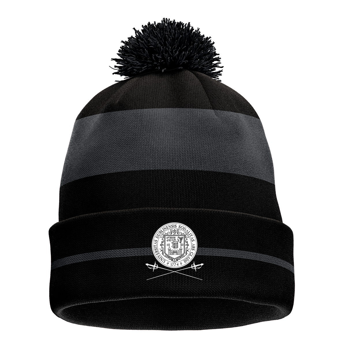McKvr Trinity Fencing Core Pro Bobble Hat - Adult - Black/Charcoal ...