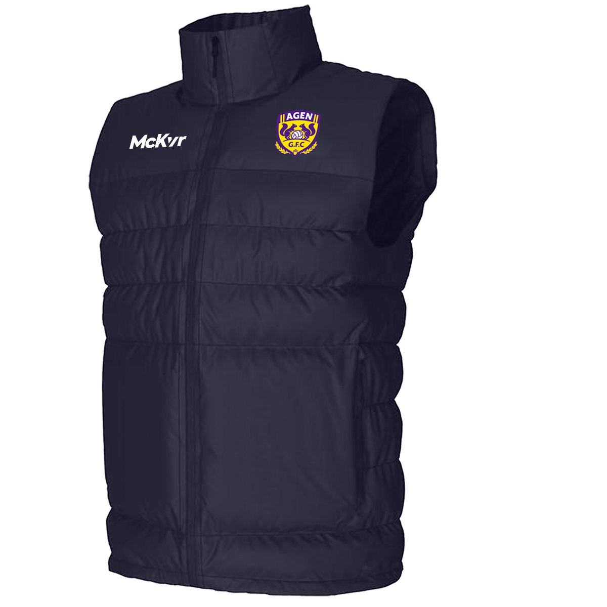 McKvr Agen GFC Core 22 Padded Gilet - Youth - Navy – McKeever Sports IE