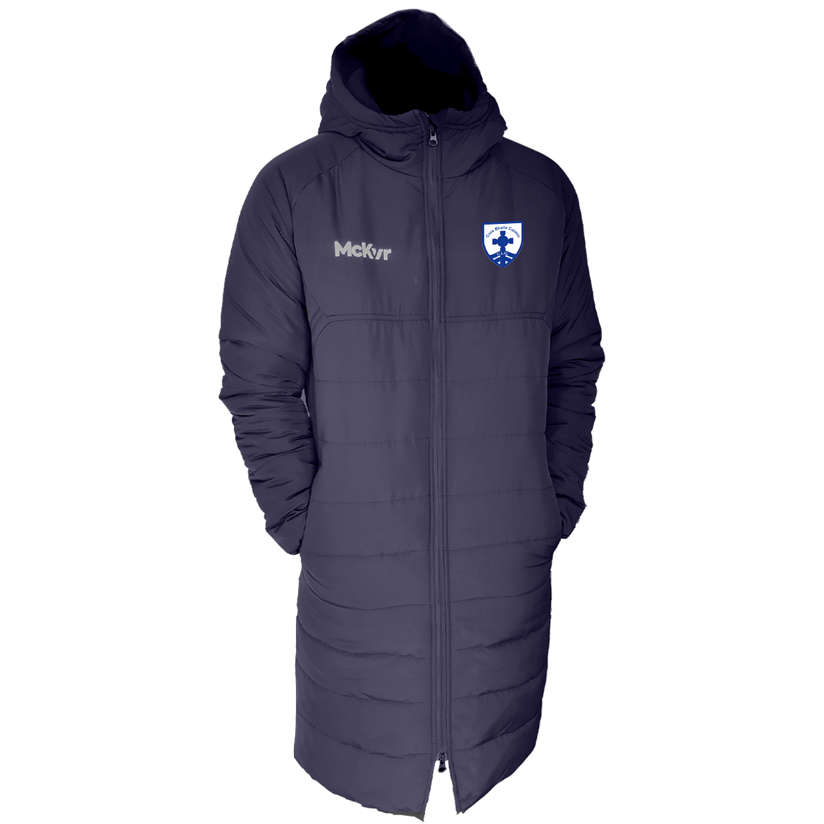 McKvr Blessington GAA Core Pro Sideline Coat - Youth - Navy – McKeever ...