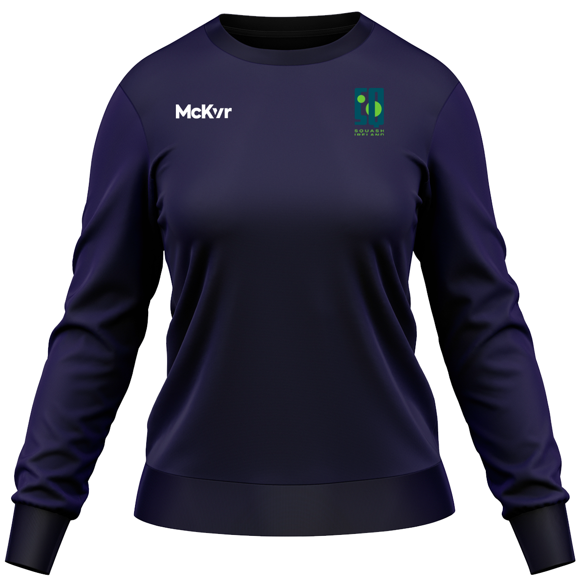 McKvr Squash Ireland Core Pro Sweat Top - Womens - Navy – McKeever ...