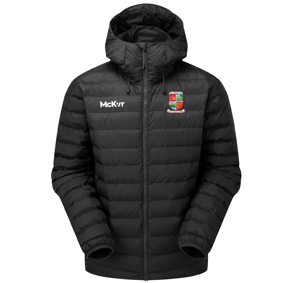McKvr Glengarriff GAA Core 22 Puffa Jacket - Adult - Black – McKeever ...