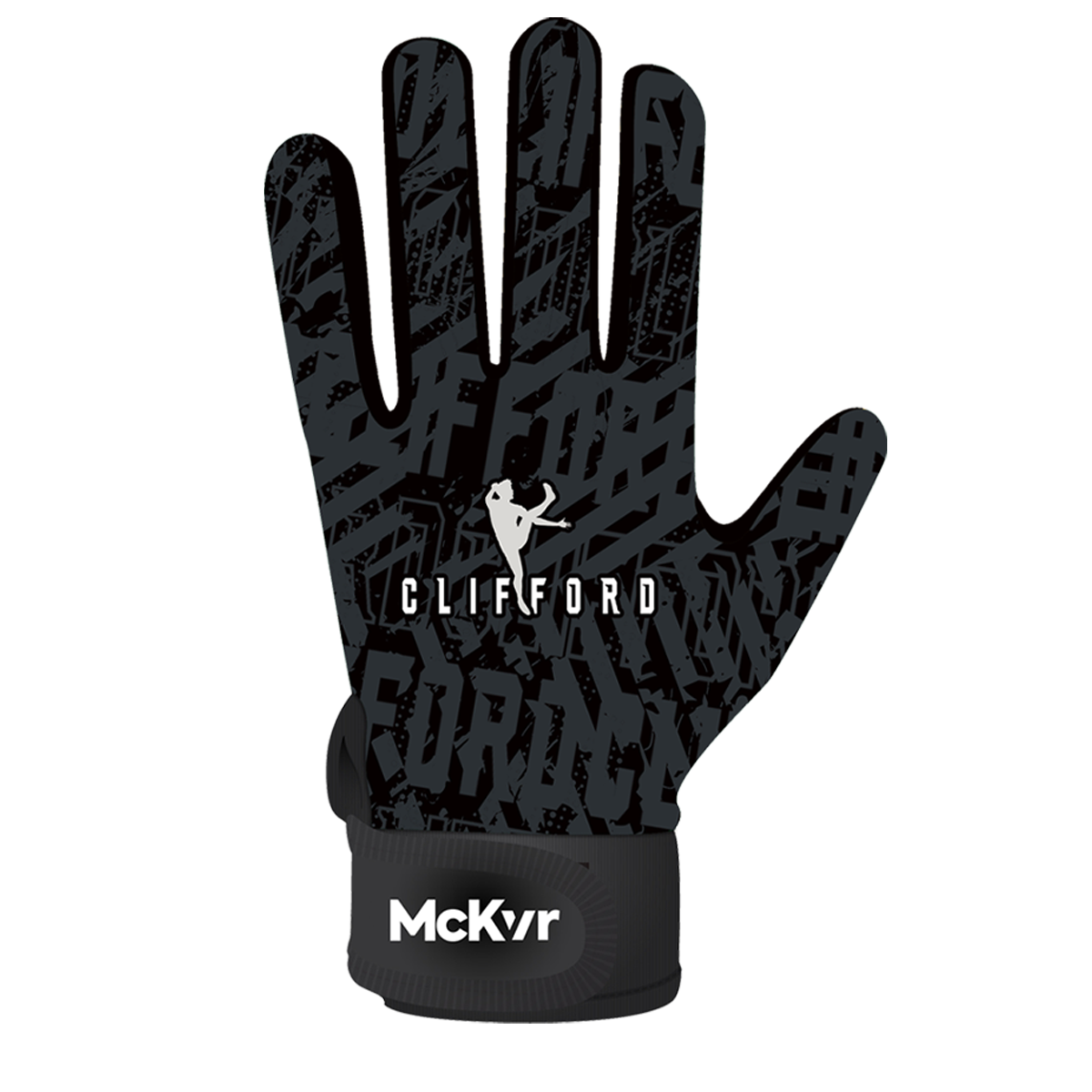 McKvr Clifford Gaelic Gloves - Youth - Black/White – McKeever Sports IE