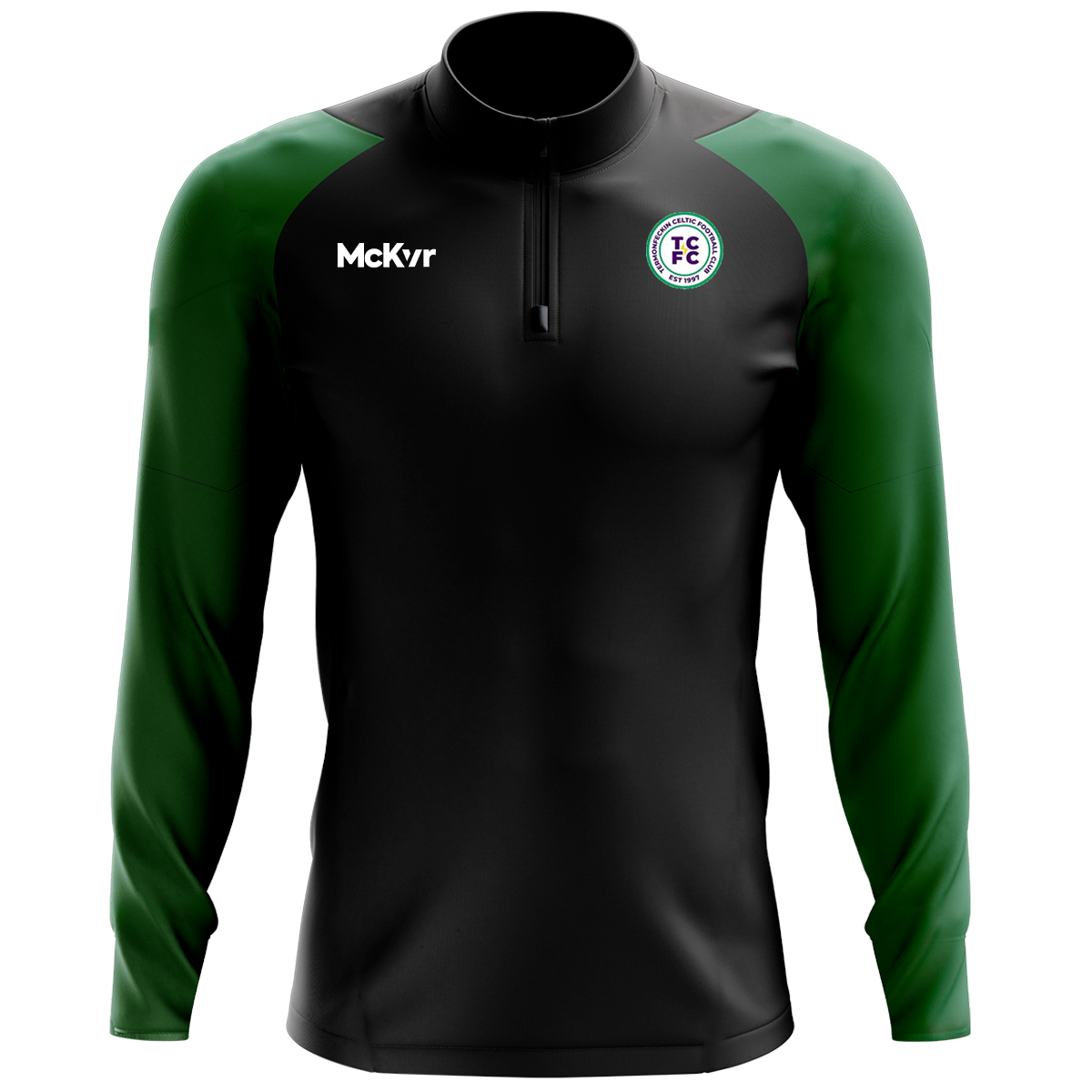 McKvr Termonfeckin Celtic FC Core Pro 1/4 Zip Top - Youth - Black/Bott ...