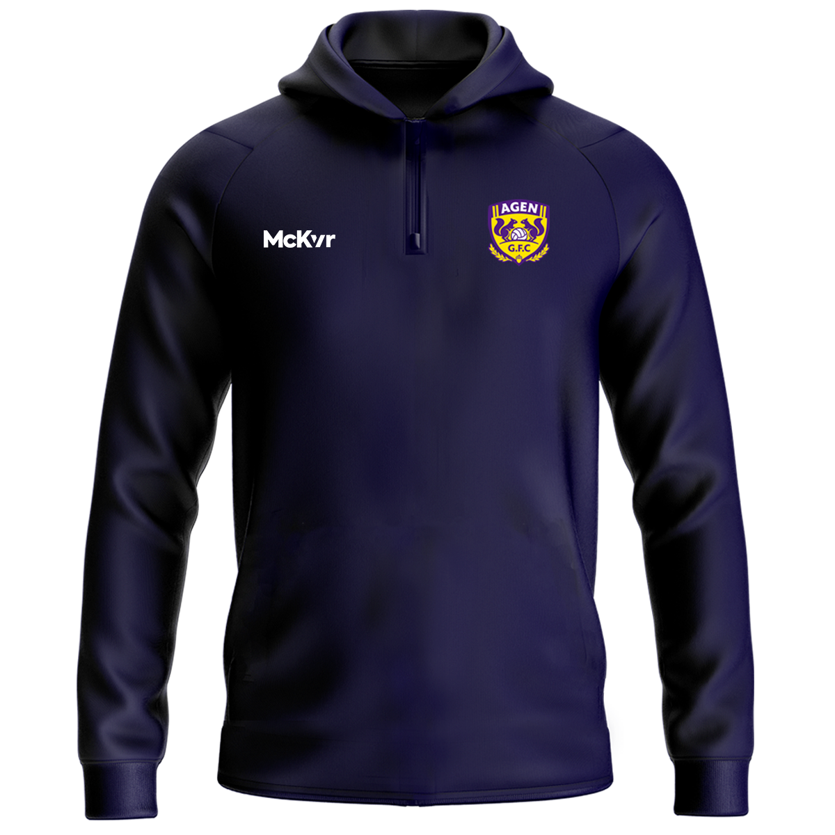 McKvr Agen GFC Core Pro 1/4 Zip Hoodie - Youth - Navy – McKeever Sports IE