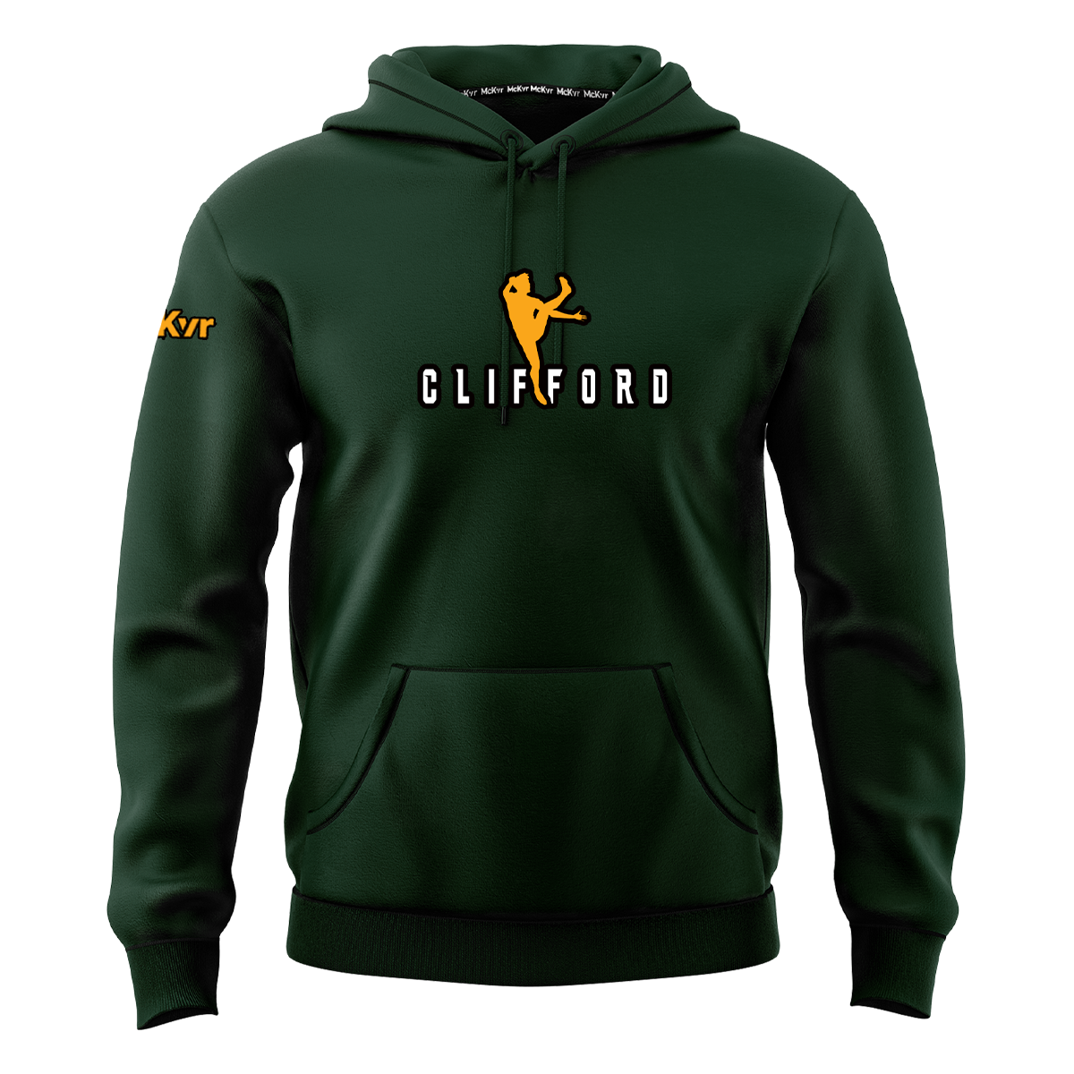 McKvr Clifford Hoodie - Youth - Forest Green/Amber – McKeever Sports IE