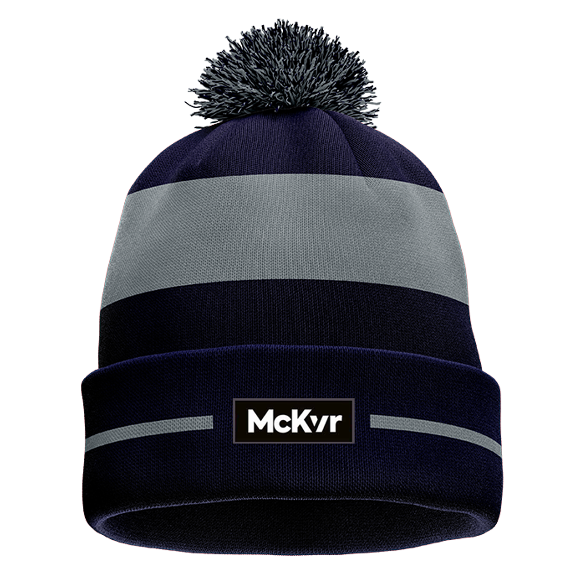 McKvr Colt Shanahoe GAA Core Pro Bobble Hat - Adult - Navy/Grey ...