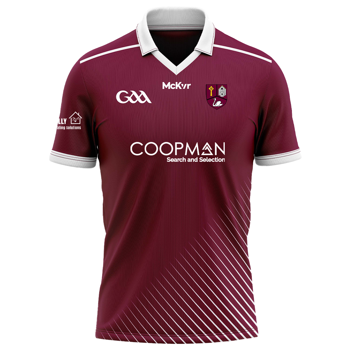 McKvr Multyfarnham LGFA Numbered Home Jersey - Adult - Maroon ...