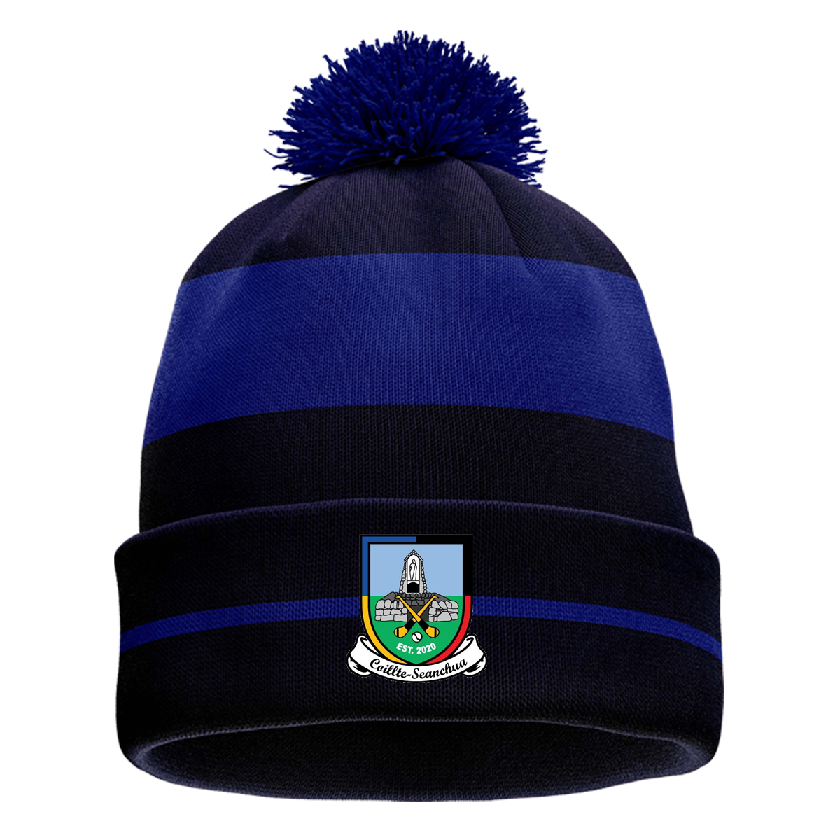 McKvr Colt Shanahoe GAA Core Pro Bobble Hat - Adult - Navy/Royal ...