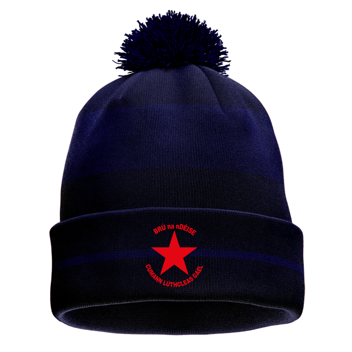 McKvr Bruff GAA, Limerick Core Pro Bobble Hat - Adult - Navy/Navy ...