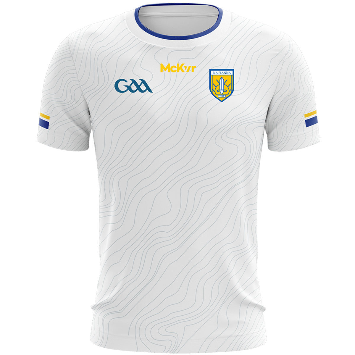 McKvr Na Fianna Dublin Training Jersey - Youth - White – McKeever Sports IE