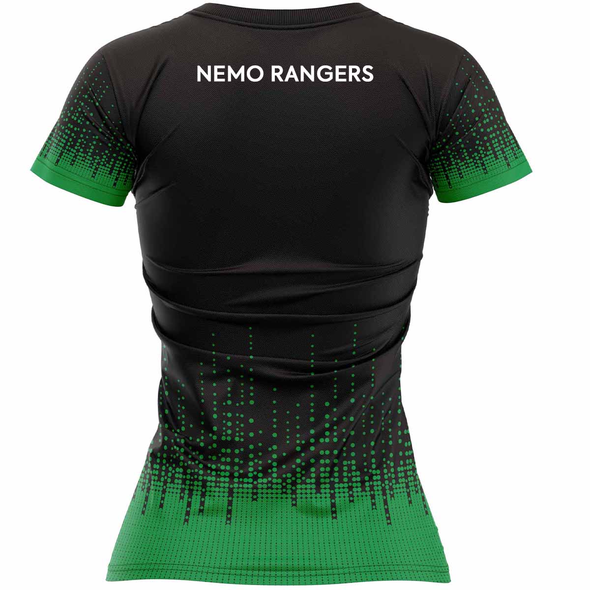 McKvr Nemo Rangers GAA Training Dots Jersey - Womens - Black/Green ...