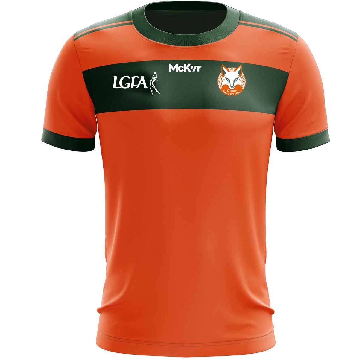 McKvr Plouer LGFA Goalkeeper Jersey - Adult - Orange/Green – McKeever ...