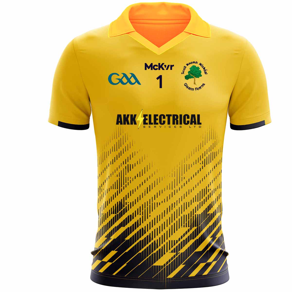 Mc Keever St. Michael's N.S Numbered Goalkeeper Jersey - Adult - Saffr ...