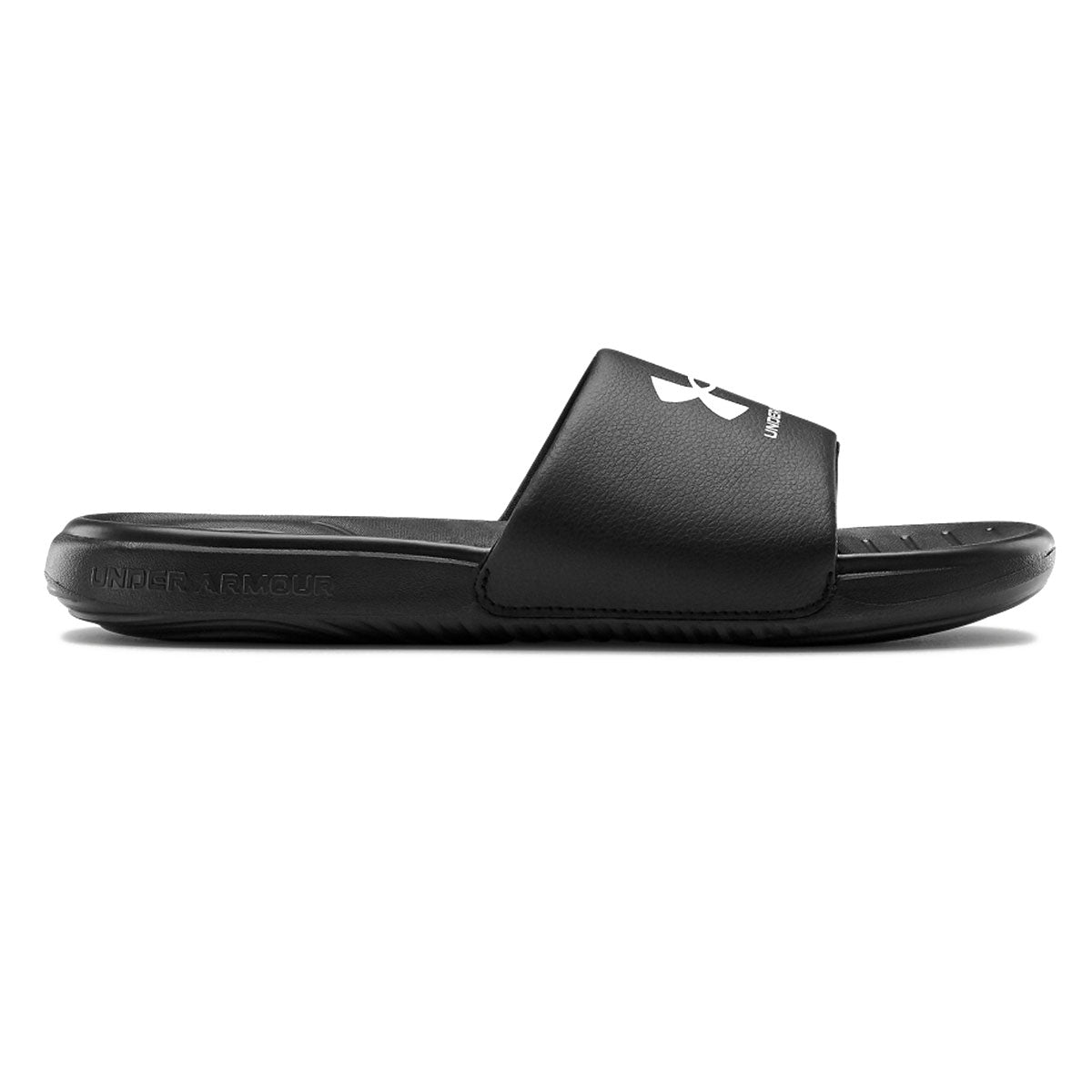 Under Armour Ansa Fixed Sliders - Mens - Black/Black/White – McKeever ...