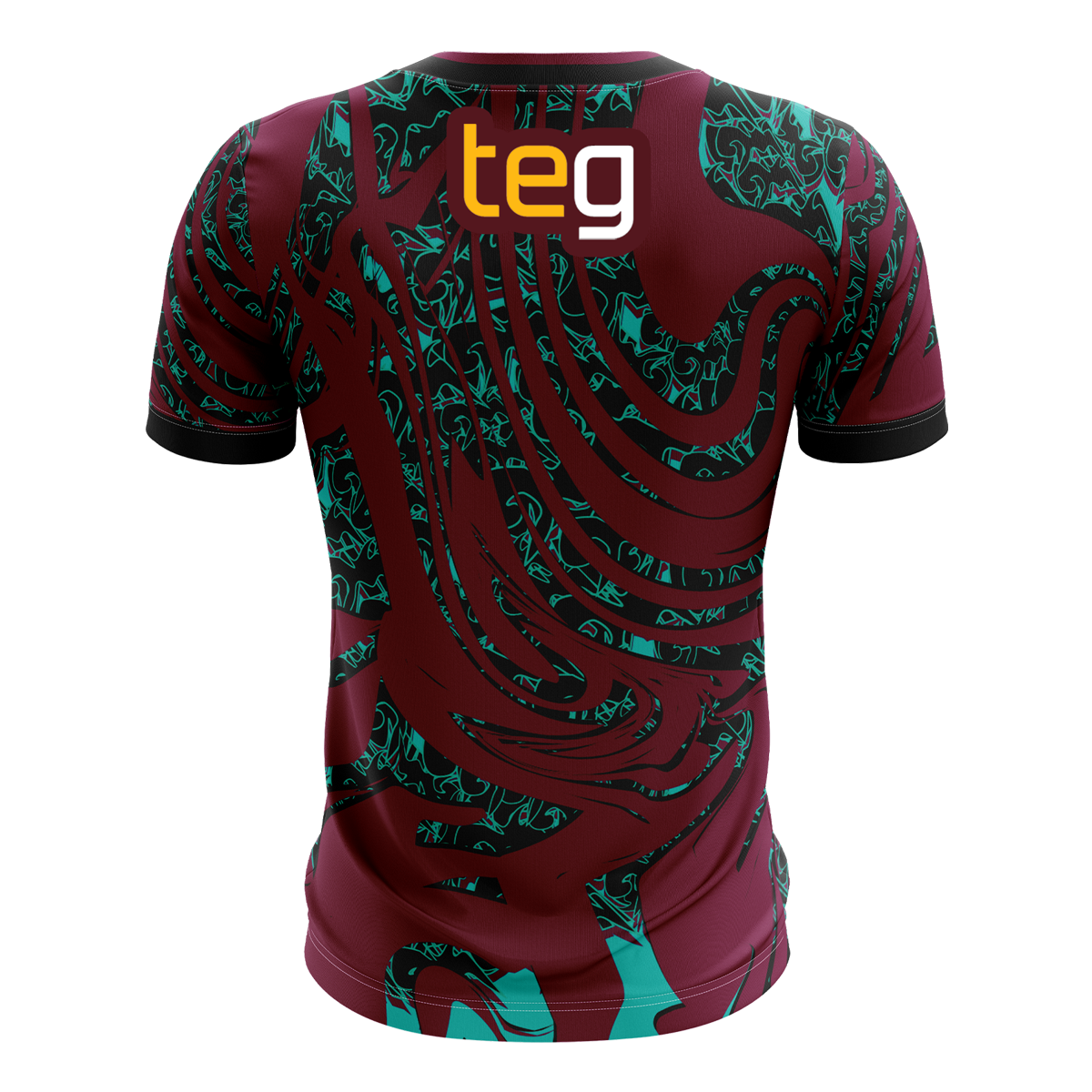McKvr Westmeath GAA Training Jersey - Adult - Maroon/Turq – McKeever ...