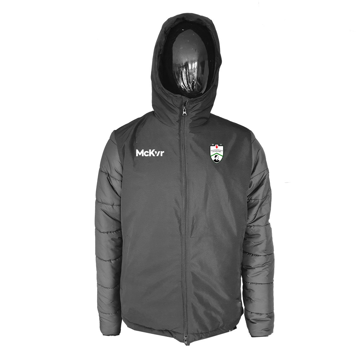 McKvr Fintona Pearses GAA Core 22 Stadium Jacket - Youth - Black ...