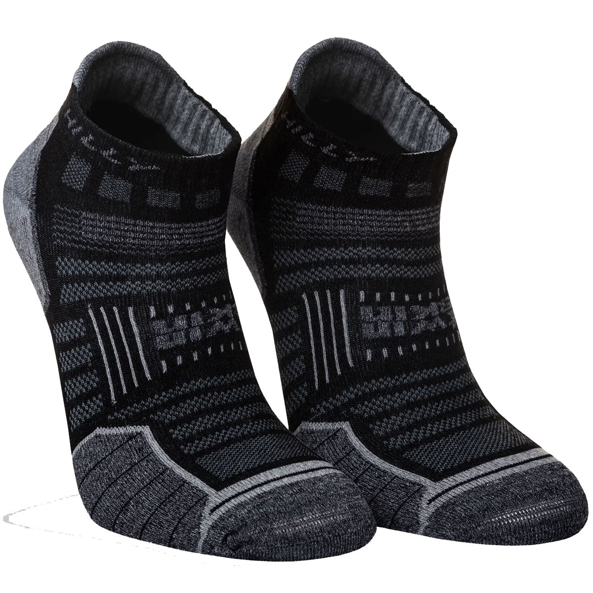 Hilly Twin Skin Socklet Min Socks - Mens - Black/Grey Marl – McKeever ...