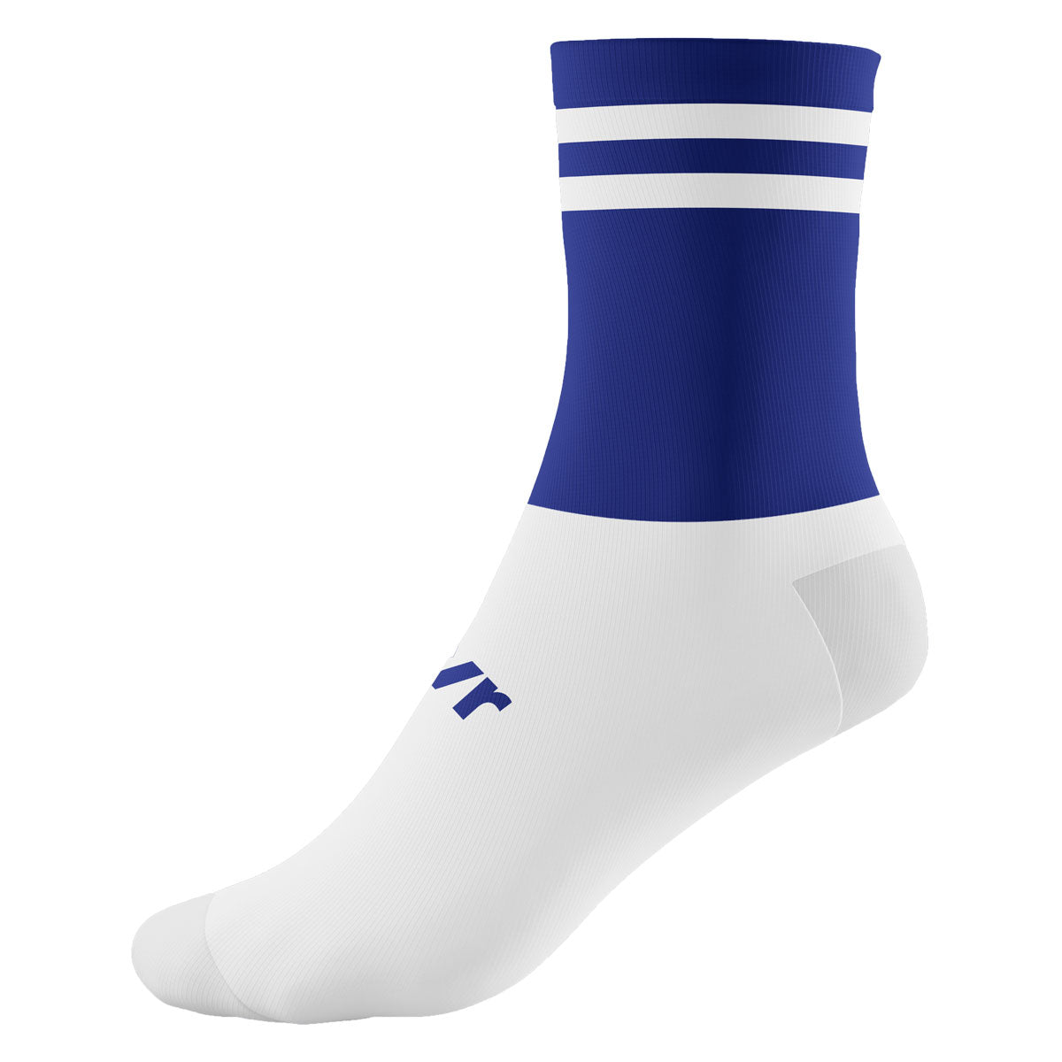 McKvr Pro Mid 2 Bar Socks - Adult - Royal/White/White – McKeever Sports IE